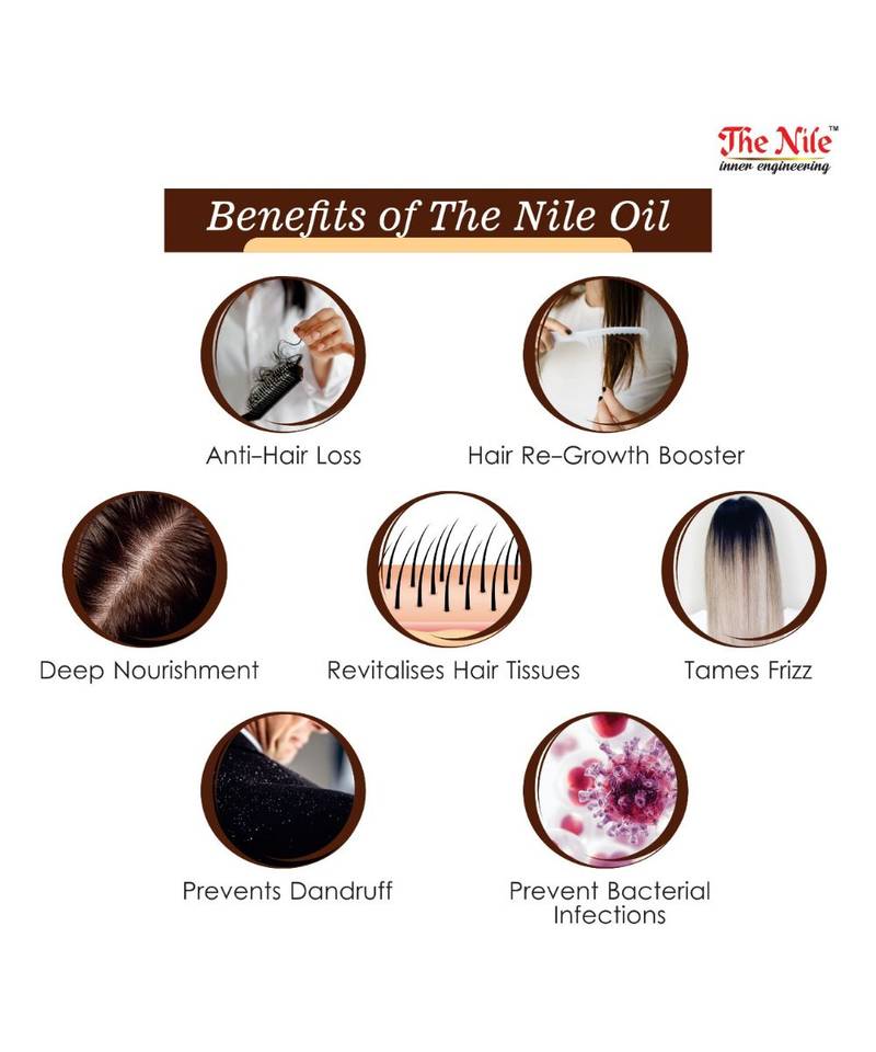 The Nile Pure Castor Oil, Cold Pressed for Skin Care & Hair Regrowth ...