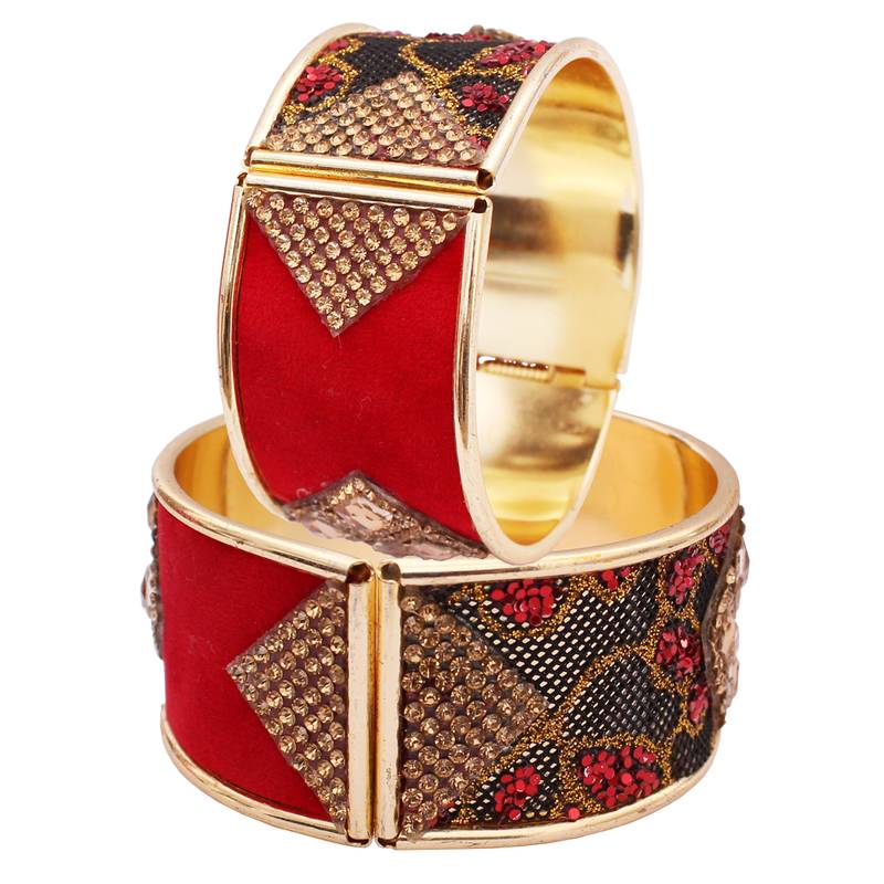Maroon bangles-and-bracelets - Soni Craft And Jewels - 3332625