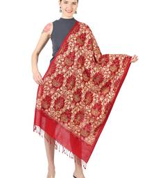 Women's Pashmina Fine Wool, Nalki Embroidery Needle with Zari work ...