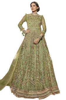 Semi-Stitched Suits Designs - Buy Semi Stitched Salwar Suits Online India