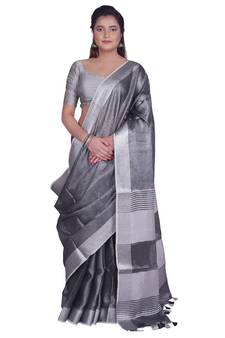Silver Saree: Buy Designer Silver Color Sarees Online for Women