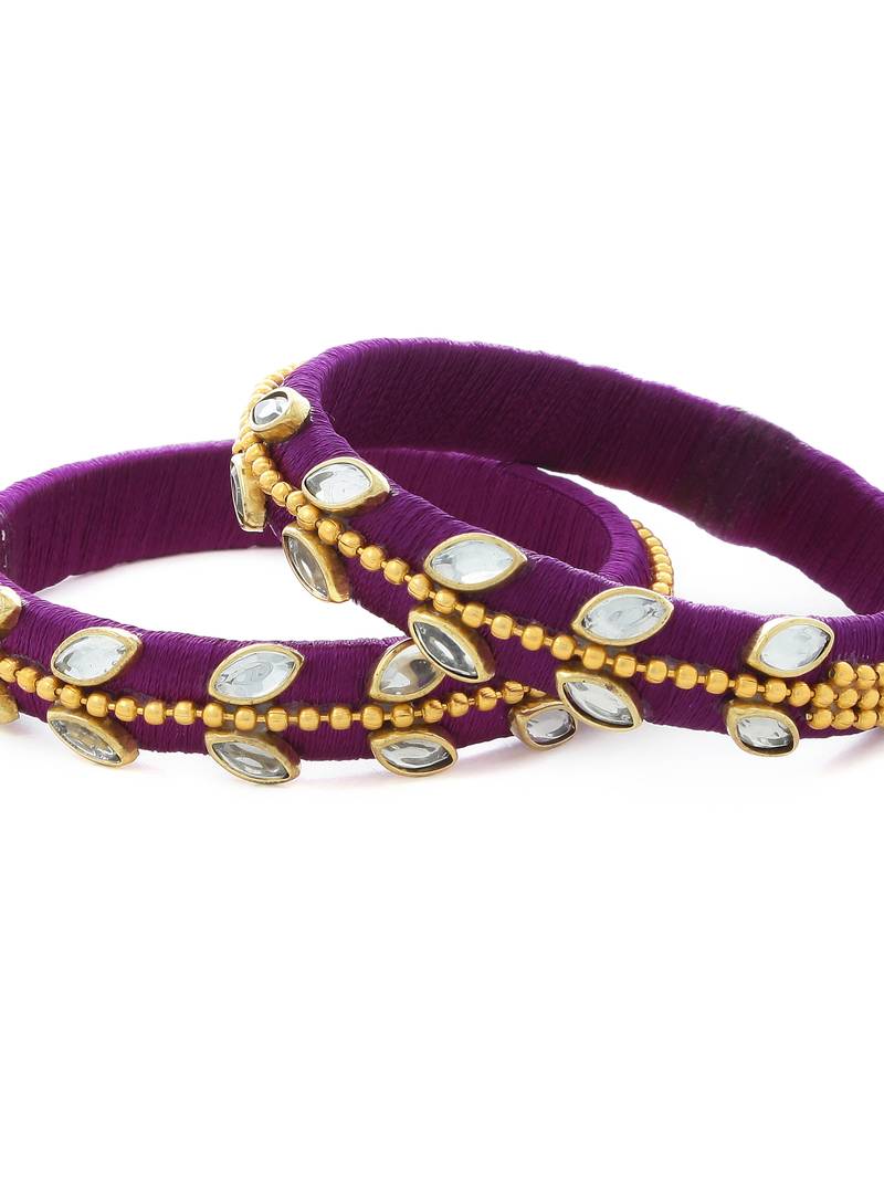 Purple bangles-and-bracelets - Akshara - 3373603