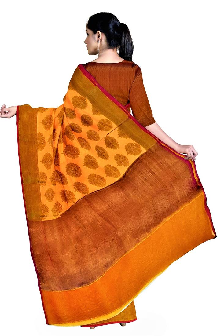 Women's Kora mushlin silk saree(SD4800030) - SHUBHDARSH - 3378543