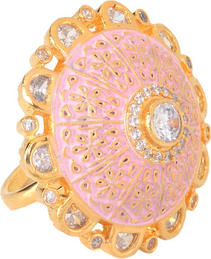 Pink cubic zirconia rings - SARAF RS JEWELLERY - 3379414