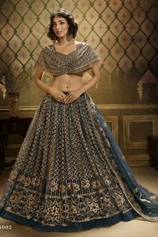 Net Lehenga - Buy Indian Net Lehenga Choli with Dupatta & Lining Online