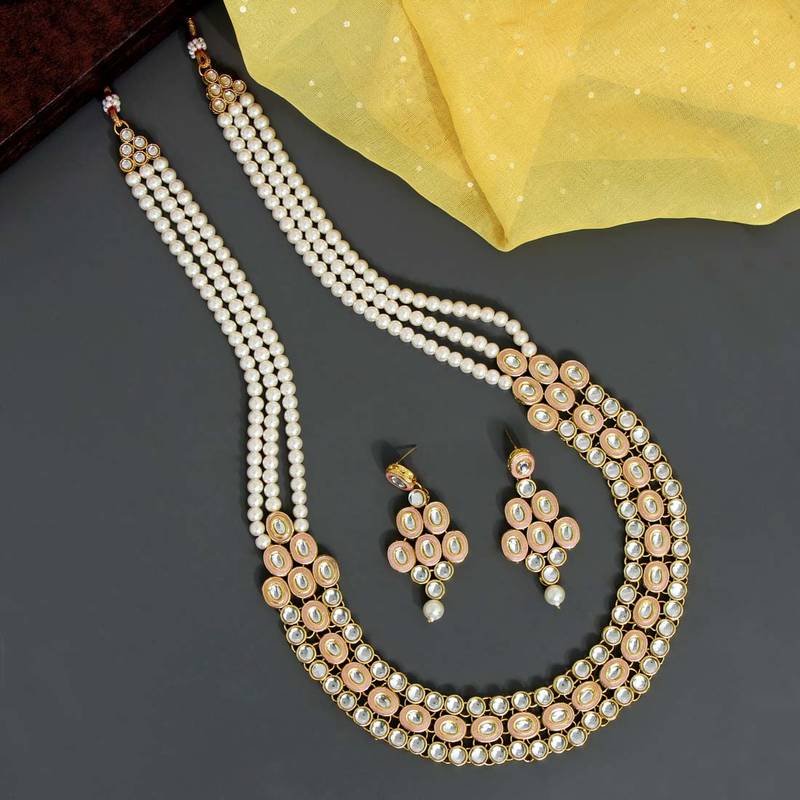 White necklace-sets - Jaipur Mart - 3400050