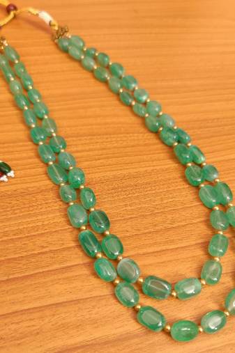 Green Jewellery – Buy Green Colour Jewellery Sets Online For Women @ Mirraw