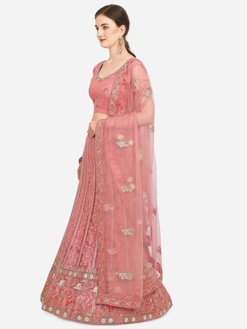 Women Net Lehenga Choli - AASVAA FASHION - 3452318