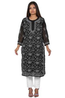Chiffon Kurtis Online - Buy Indian Chiffon Kurti Designs US UK