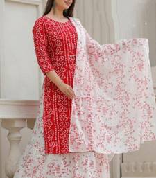 Attractive Woman Rayon Kurti with SKIRT and Duppta - Deepti Mathur - 3474617