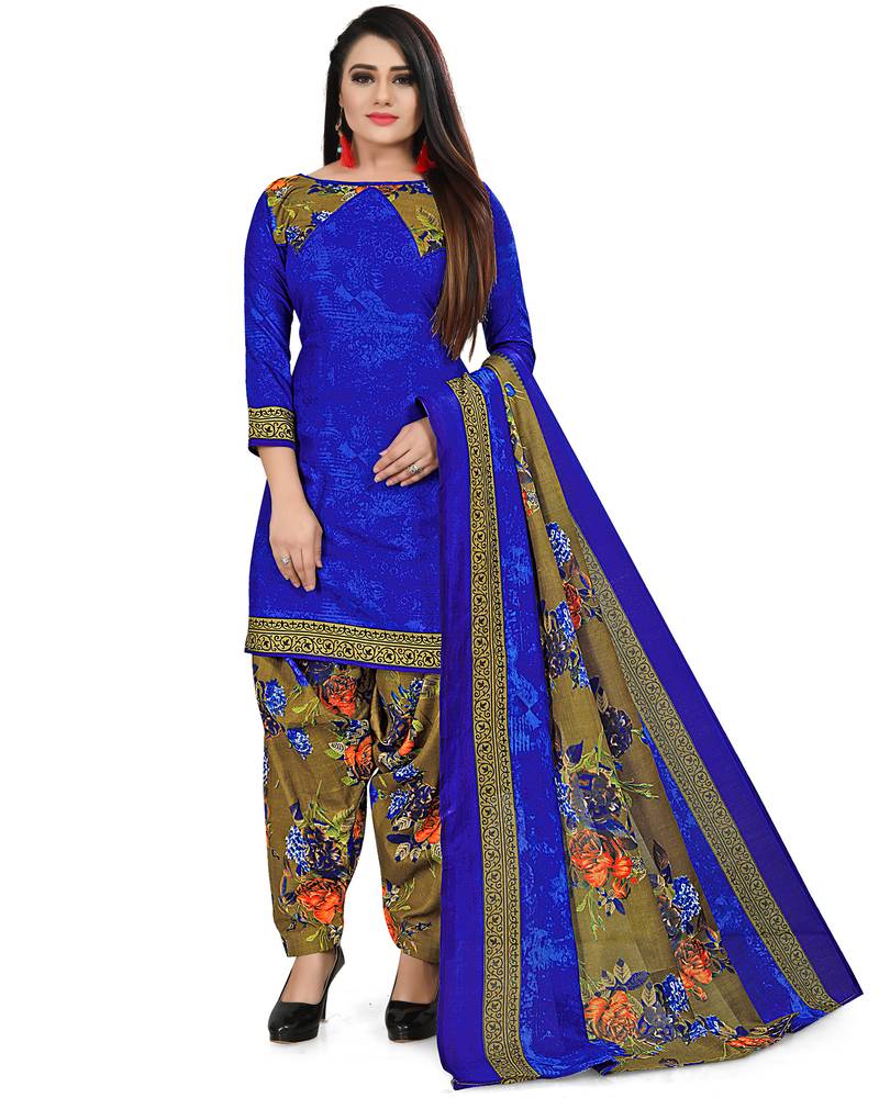 Multicolor floral print cotton salwar - Rajnandini - 3478322