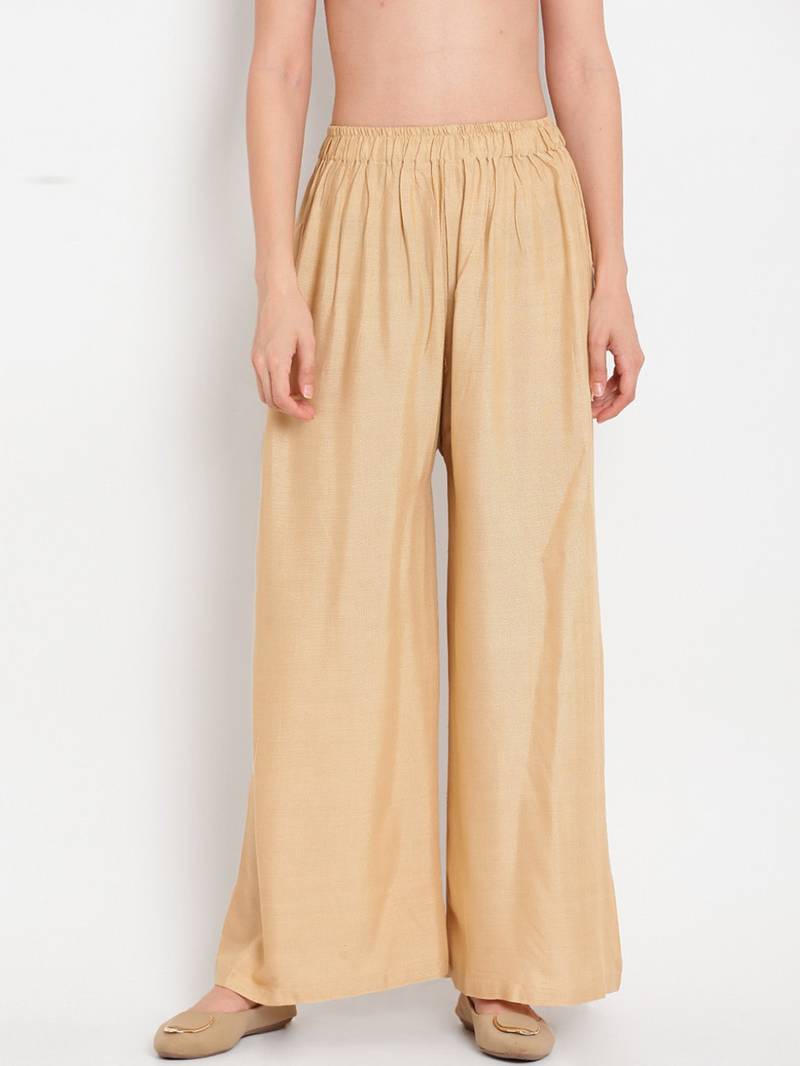 Ro Sky Fashion Women Rayon Plain Palazo - Ro-Sky Fashion - 3480482