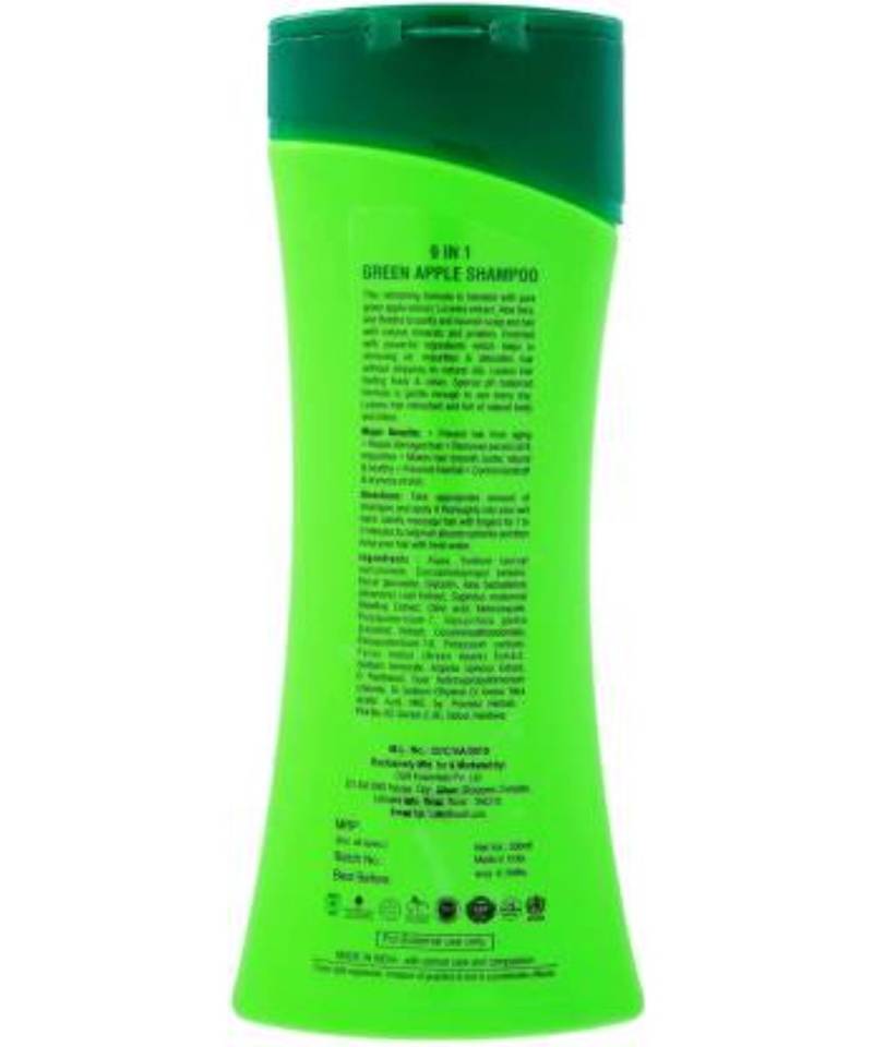 9 IN 1 GREEN APPLE SHAMPOO(300 ml) - JS SHOPEE - 3482693