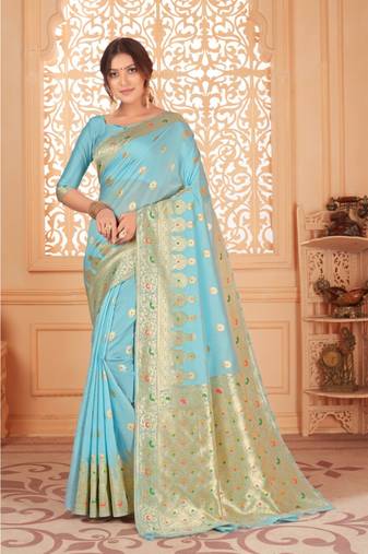 Buy Art Silk Sarees Online Shopping @ Mirraw