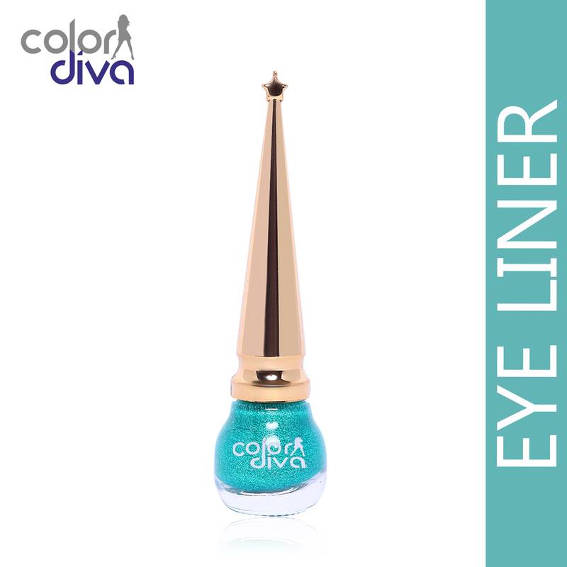 Color Diva BSI Liquid Eyeliner (COPPER GREEN SILVER)5.5 ml (Set of 3 ...