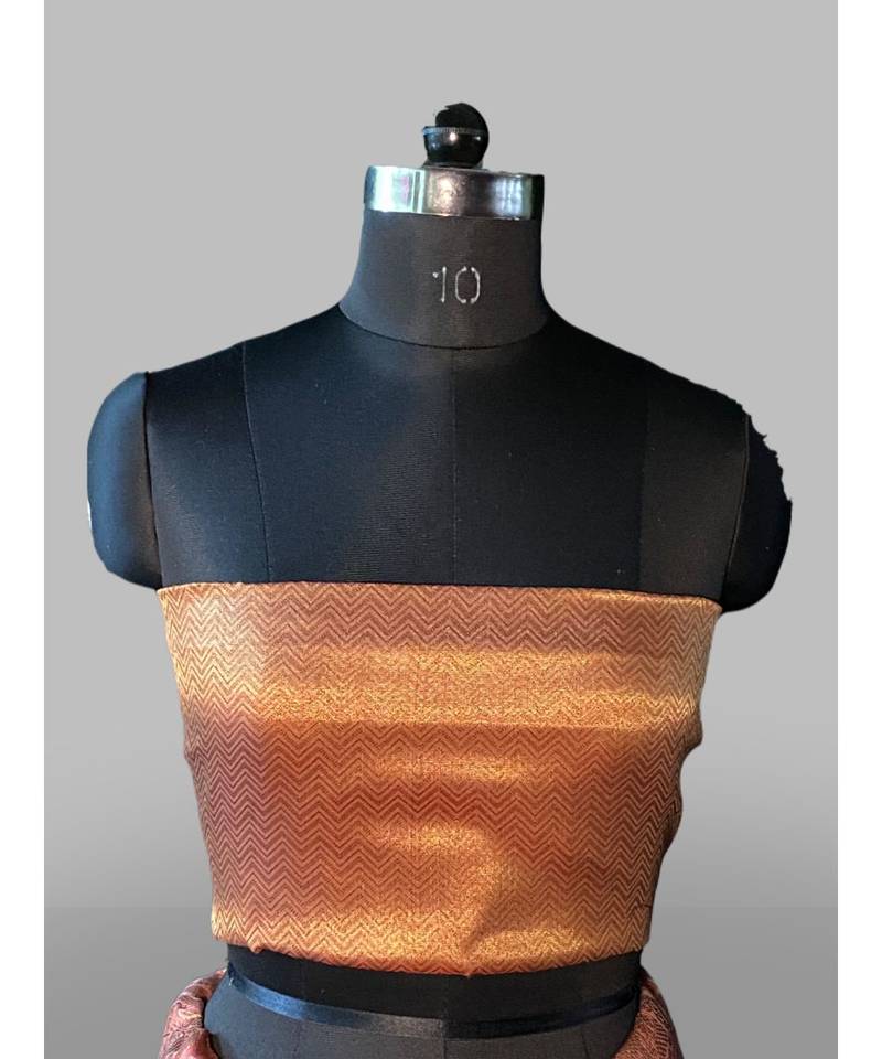 Red color resham jute tissue saree - SANJAR CREATION - 3527993