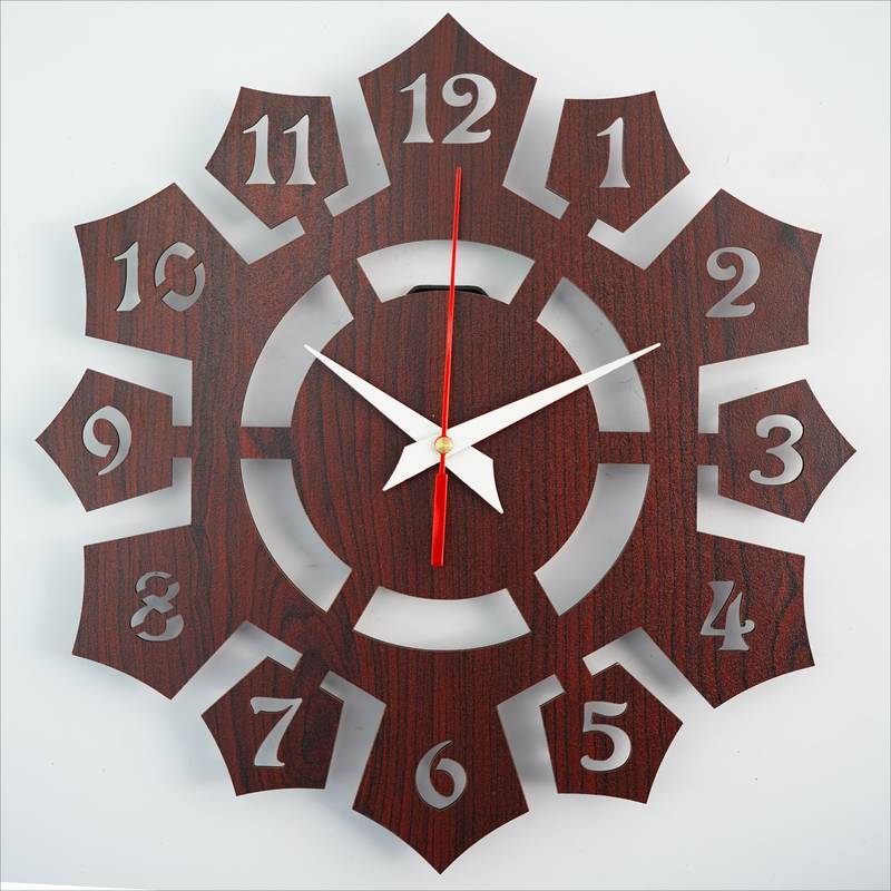 Fashion Kreza Fancy Wooden Wall Clock For Home Decor , Living room ...