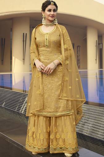 Palazzo Suits - Shop Latest Designer Palazzo Dress Online at Mirraw