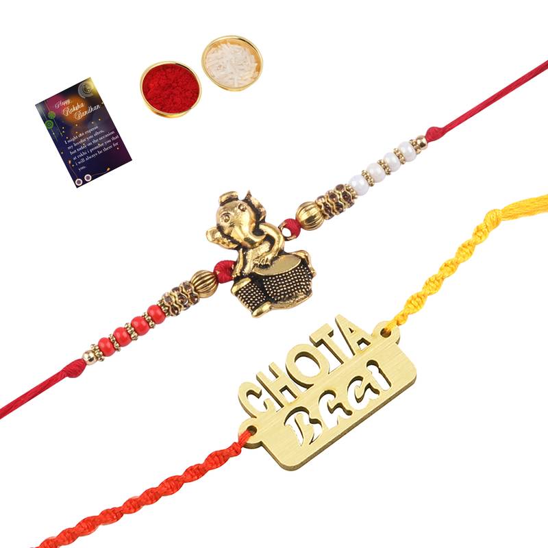 Exclusive Bhaiya Rakhi " CHOTA BHAI" Designer Pendent With Designer ...