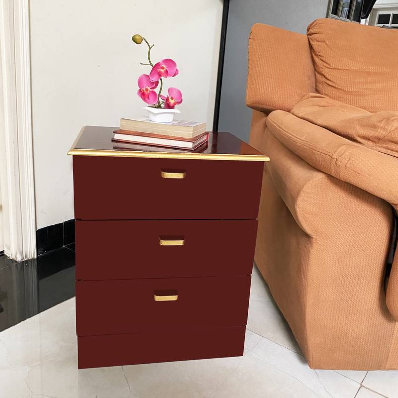 Bedroom Decor MDF Corner Stand with Drawer Floor Standing Hand Painted ...