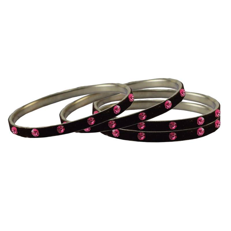 Dark Maroon PLAIN Brass Bangle With Extra Large Size - vidhya_kangan ...