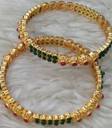 Rajasthani Gold Plated Ethnic patla/kada Bollywood style Bangles for ...
