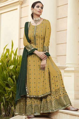 Buy Latest Design Sharara Suits & Sharara Dress Online @ Mirraw