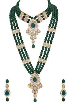 Green Jewelry: Shop Latest Green Jewellery Set Online