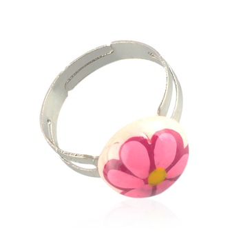 Modern Baby Pink Ring - SWANVI - 525032