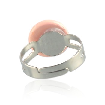 Modern Baby Pink Ring - SWANVI - 525032