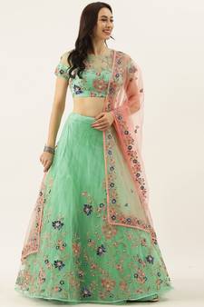 Turquoise Lehengas - Buy Turquoise Lehenga Designs Sets Online at Best ...