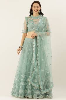 Net Lehenga - Buy Indian Net Lehenga Choli Designs with Dupatta Online