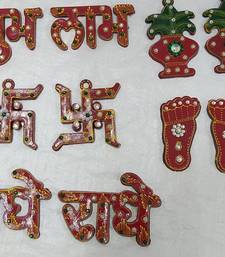 BK Creation Riddhi Siddhi Stickers for Door/Wall Decoration | Diwali ...