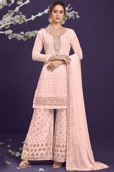 Semi-Stitched Suits Designs - Buy Semi Stitched Salwar Suits Online India