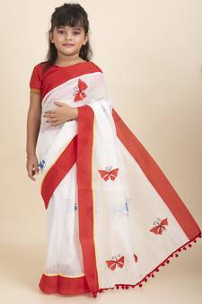 Kids Saree Online Shopping | Readymade Kids Sarees with blouse