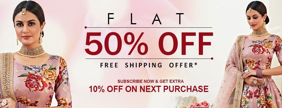 New bollywood Green style latest partywear half half saree - Sareez ...